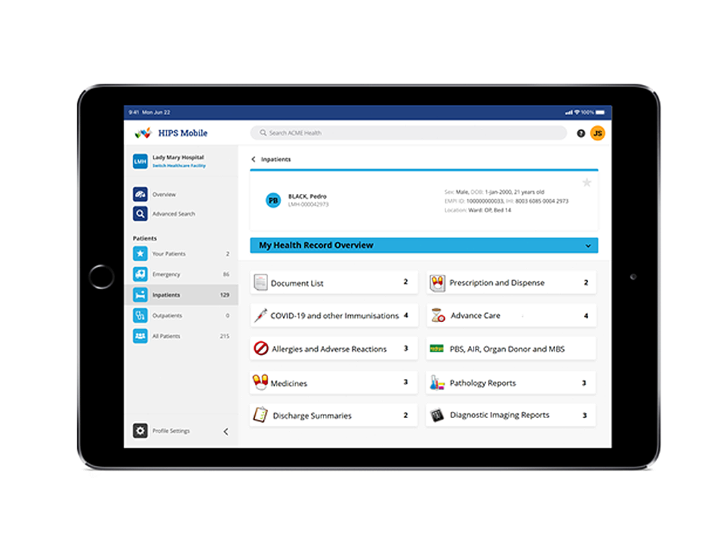Healthcare Information Provider Service (HIPS) | Australian Digital ...